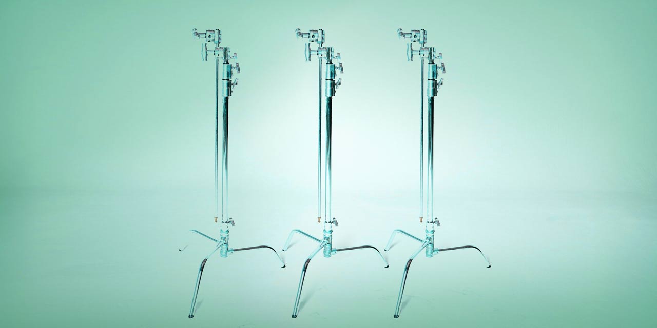 40″ C-Stand Century Stand with Arm and Gobo Head – MKE Production Rental