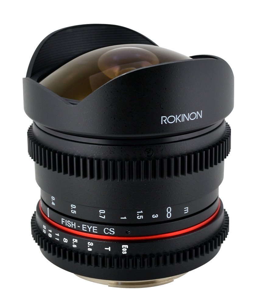 Rokinon 8mm T3.8 Fisheye Cine Lens EF – MKE Production Rental